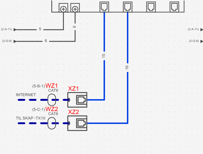 Cable list for electricians to wire to terminals | SkyCAD - Electrical ...