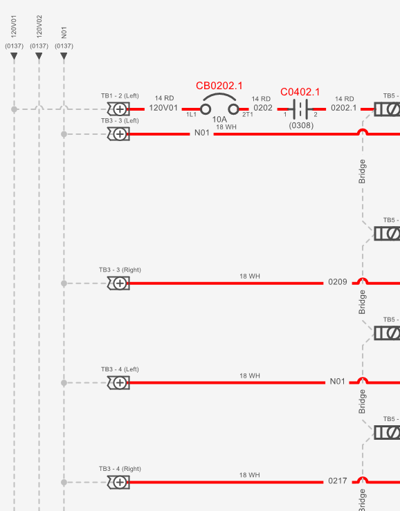 Terminal Connection Point Block Wire Numbering | SkyCAD - Electrical ...