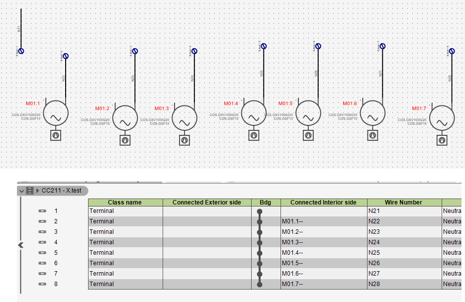 Different wire numbers for bridged terminals | SkyCAD - Electrical CAD ...