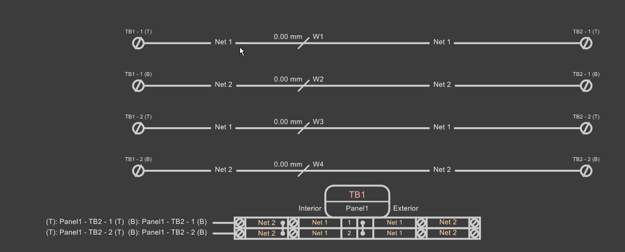 Adding bridges to terminals changes wire numbers | SkyCAD - Electrical ...