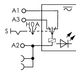 relay symbol with HOA switch | SkyCAD - Electrical CAD software