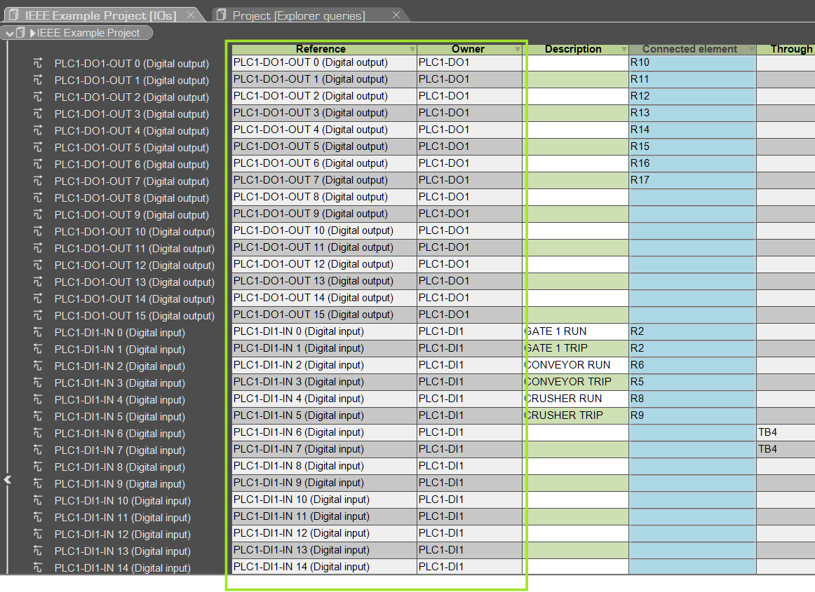 Exporting IO channel numbers to Excel/CSV | SkyCAD - Electrical CAD ...