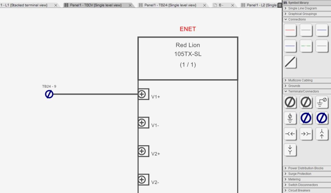Distribution Terminals - Add new | SkyCAD - Electrical CAD software