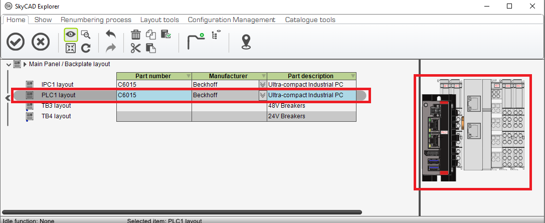 How to layout plc cards individually? | SkyCAD - Electrical CAD software