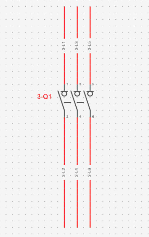 3 phase connection number follow through | SkyCAD - Electrical CAD software