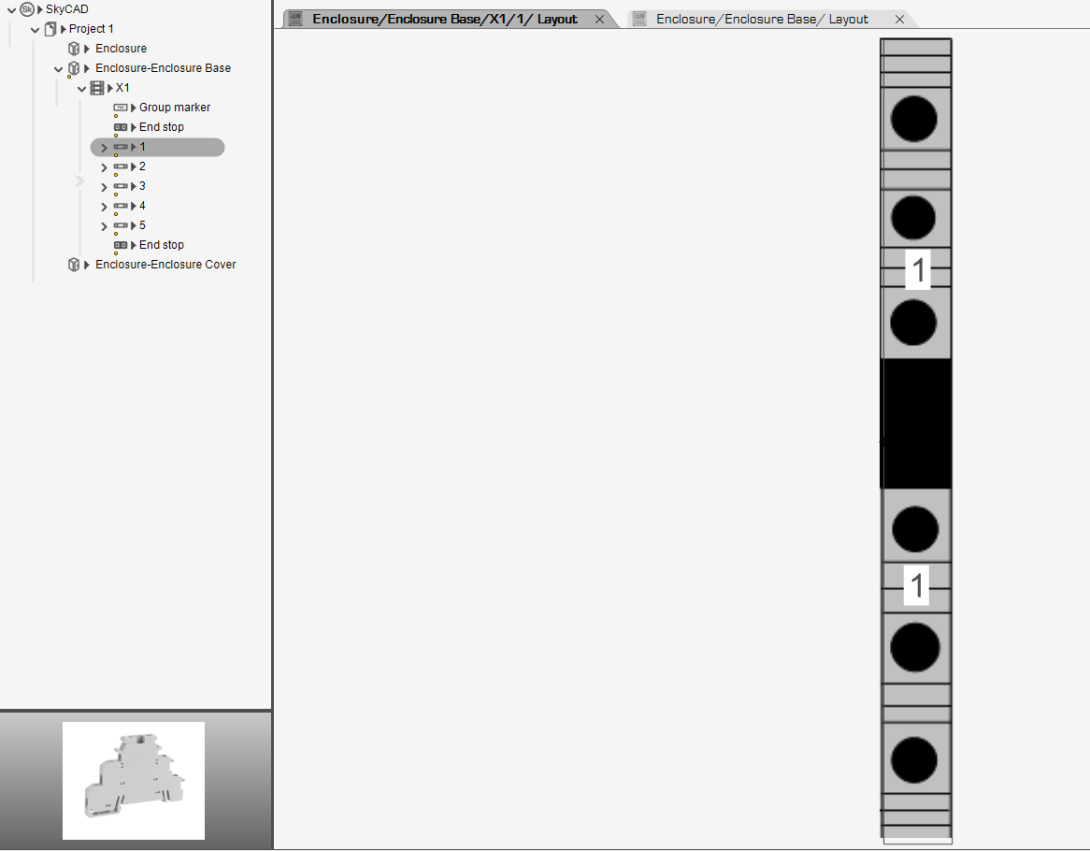 Numbering Terminals,1,2,3,4,-------- | SkyCAD - Electrical CAD software