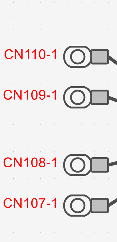 Ring Terminals and unterminated wires on schematic | SkyCAD ...