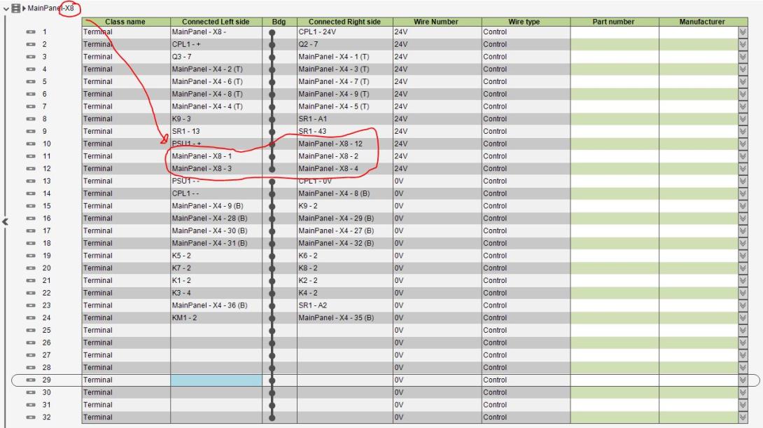 Terminals references themself? | SkyCAD - Electrical CAD software
