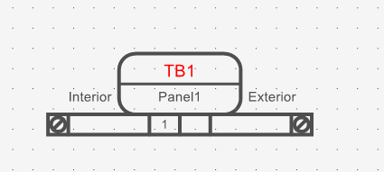 Terminal Strip Layout Image | SkyCAD - Electrical CAD software